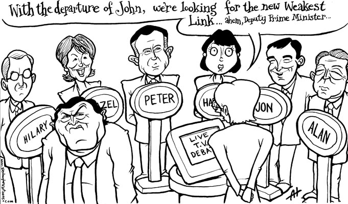 The New Weakest Link – Alex Hughes Cartoons