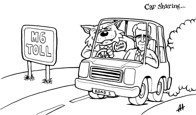 Car Sharing… – Alex Hughes Cartoons