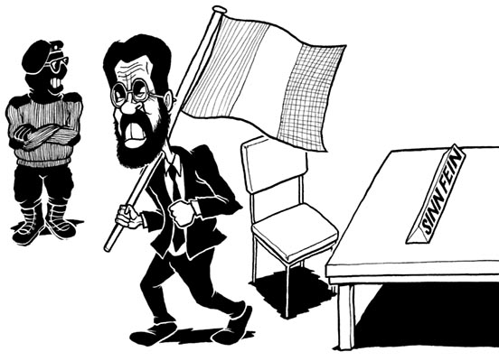 Gerry Adams – Alex Hughes Cartoons