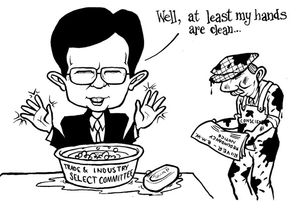 Well, At Least My Hands Are Clean… – Alex Hughes Cartoons