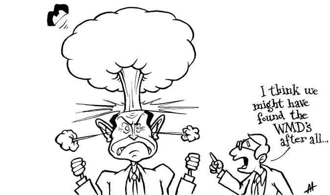 WMDs – Alex Hughes Cartoons