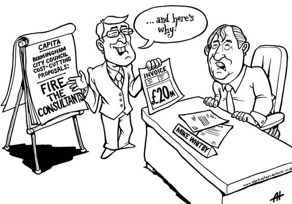 Fire The Consultants – Alex Hughes Cartoons