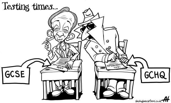 Testing Times – Alex Hughes Cartoons