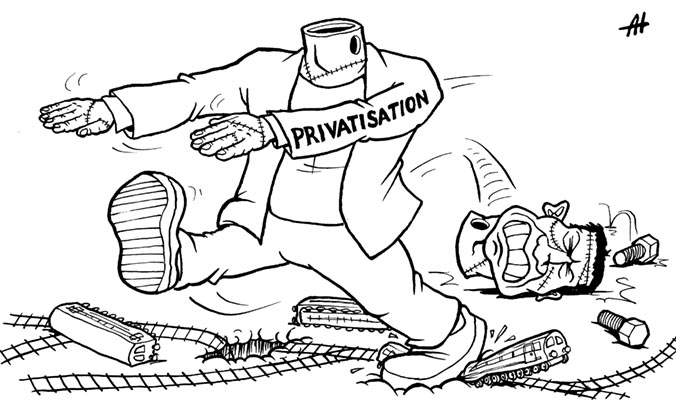 Privatisation – Alex Hughes Cartoons