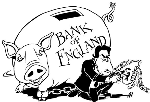Freeing The Bank Of England – Alex Hughes Cartoons